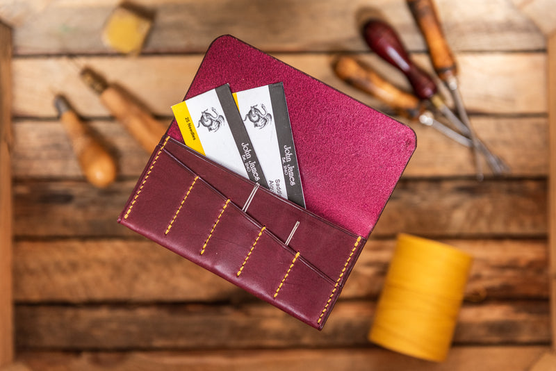 Needle Case Tutorial Video and FREE patterns - J.H. Leather