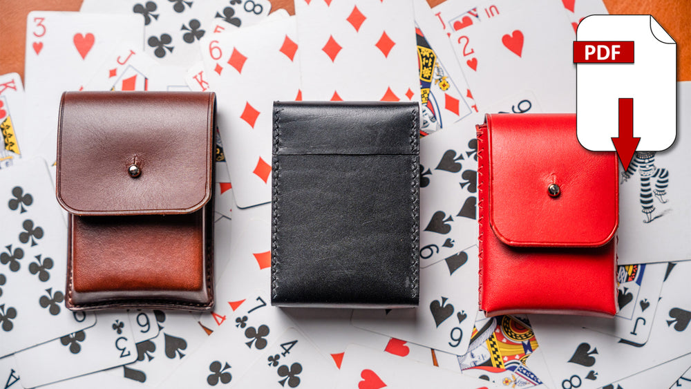 Playing Card Boxes PDF Pattern Pack - J.H. Leather