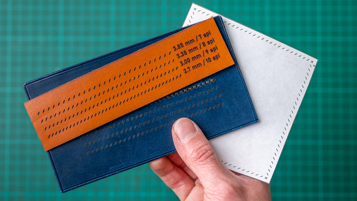 Creating digital stitch marks for your leathercraft patterns - J.H. Leather