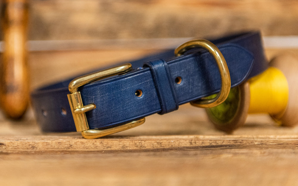 Handmade Leather Dog Collars - Made in Wales - J.H. Leather