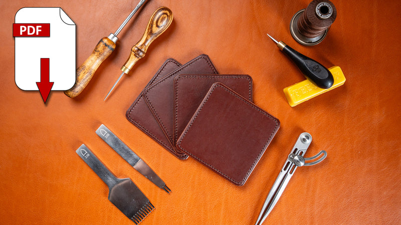 FREE! Leather Coaster Patterns - J.H. Leather